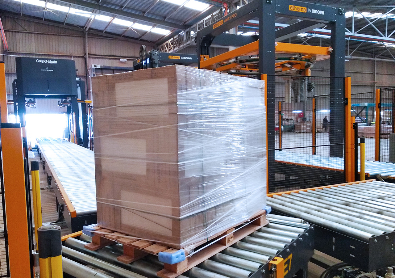 Pallet conveying systems for your automatic packaging line | Innova