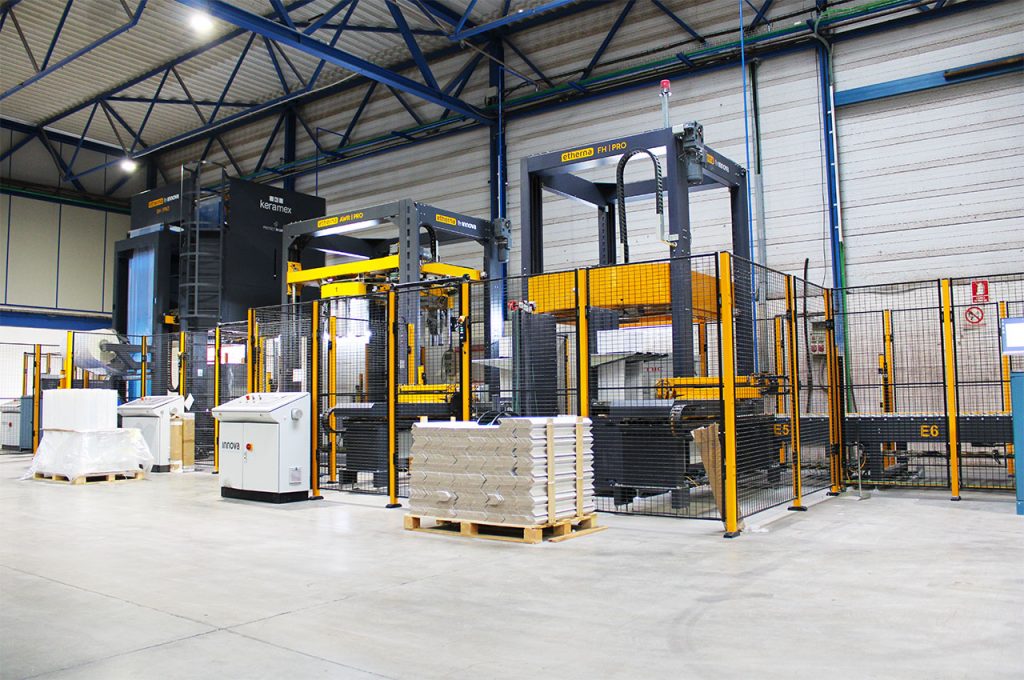 State-of-the-art automatic packaging line at Pamesa Group's Geotiles plant