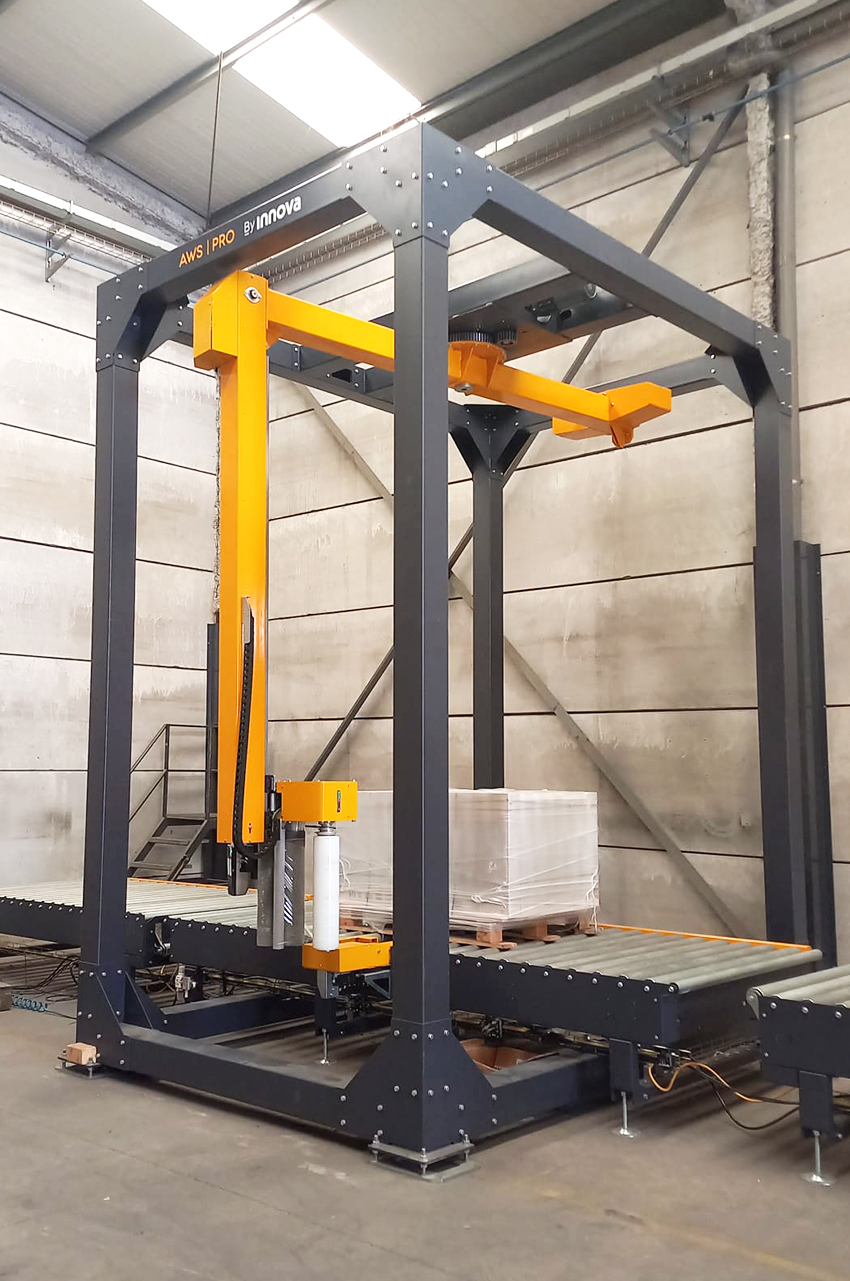 Innova introduces its New Pallet Arm Wrapper: AWS Techlite
